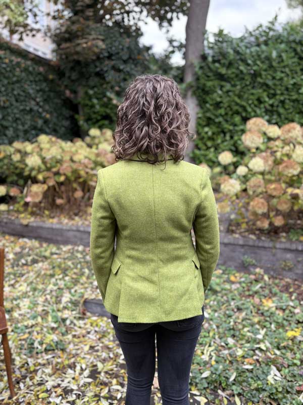 Tweed Jacket Becca Fresh Green - Black Tie