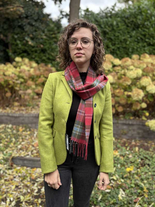 Tweed Jacket Becca Fresh Green - Black Tie